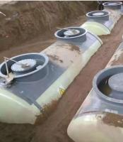 China SF Fiberglass Frp Double Wall Underground Storage Tank Fuel Oil  Gas Station Diesel Petrol Double Layer for sale