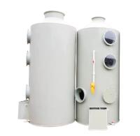China FRP Acid Base Air Purification Industrial Waste Gas Tower Grp Water Gas Scrubbing Tower for sale