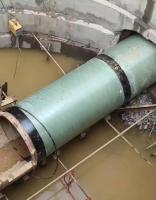 China Pipeline Sewage Frp Fiberglass Reinforce Water Pipelines Jacking Pipe For Underground Pipeline For Sunken for sale