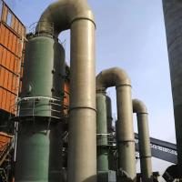 China Wet Spraying Purification FRP Tower Gas Scrubber / Desulfurization Scrubber smooth customized for sale