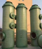 China FRP GRP Mini Exhaust FRP Desulfurization Tower / Purification Gas Scrubber for sale