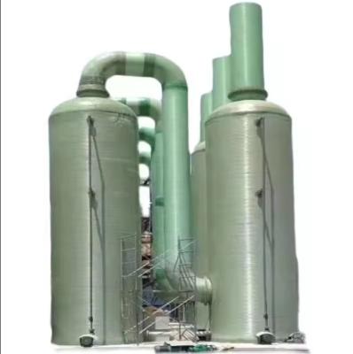 China Tail Gas Absorption FRP Desulfurization Tower Anti Aging Lightweight for sale