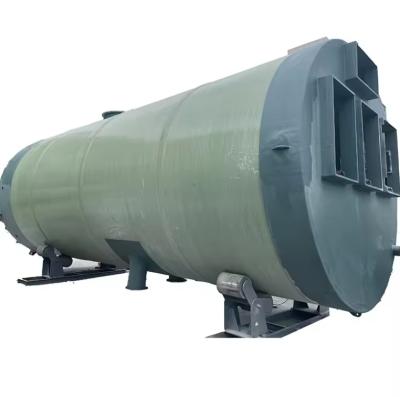 China GRP FRP Precision Intelligent Integrated Prefabricated Pump Station Rural Municipal Pipe Network Sewage High Head for sale