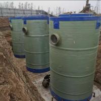 China FRP Integrated Prefabricated Lift Station Rainwater Collection FRP Buried Sewage Pumping Station for sale
