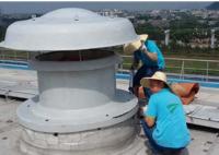 China Low Noise FRP Axial Roof Ventilator Fan Enhanced Anti Corrosion Frp Exhaust Fan for sale