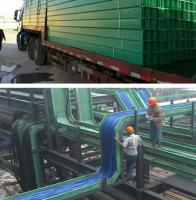 China FRP GRP Outside Electrical Ducting Standard Size 200x100 Electric Wires Installation As Request Thickness 0.6mm~2mm for sale