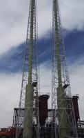 China Wear Resistant And Temperature Resistant FGD FRP Pipe Frp Chimney Customized Size for sale