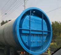 China Grp Fiberglass Frp Sewage Pump Station Prefabricated Integrated Domestic Wastewater for sale