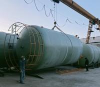 China Pressure Storage Fiberglass Water Tanks Vertical FRP Tanks Frp Vessel for sale