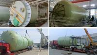 China Large Diameter FRP GRP Tank Vertical Storage Tank Oil Acid Juice Storage Tank for sale