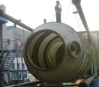 China FRP Waste Gas Purification Tower Scrubbers gas absorption column acid mist gas absorption scrubber tower  for industry for sale