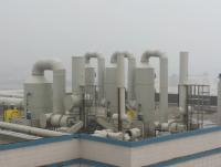 China Industrial Waste Gas Scrubber FRP GRP Desulfurization Tower For Odor Smell Removal for sale