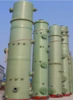 China Wet Dust Collector FRP GRP  Wet Scrubber Desulfurization Absorption Tower Waste Gas Scrubber / Ammonia Scrubber for sale