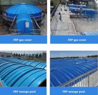 China Industrial FRP Cover Plate Rain Cover Fiberglass Corrugate Roof Tile Sheet for sale