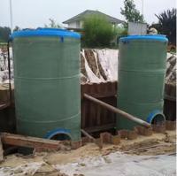 China Buried Rainwater Diversion Equipment Domestic Sewage Pumping Station FRP Sewage Lifting Pump Station for sale