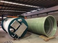 China Integrated Precast Pump Station FRP Underground Fully Automatic Sewage Pumping Station for sale