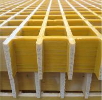 China GRP Landscaping Grids, Molded Frp Grating, Swimming Pool Overflow Grating Different Mesh Size Fiberglass Grating Floorin for sale