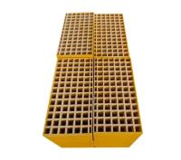 China Flame Retarddant Fiberglass Frp Walkway Grating pultrusion Aging Resistance Customized Size for sale