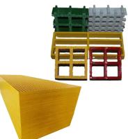 China Flame Retarddant Fiberglass Frp Walkway Grating pultrusion Aging Resistance Customized Size for sale