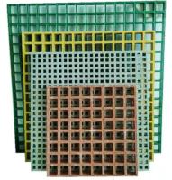 China Flame Retarddant Fiberglass Frp Walkway Grating pultrusion Aging Resistance Customized Size for sale