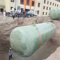 China Various Sizesfrp Bio Septic Tank 1000L Filament Winding FRP / GRP Raw Material , FRP Septic Tank for sale