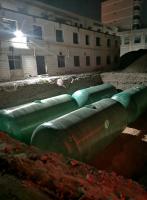 China Winding FRP GRP Septic Tank With Ordinary Pressure Low Maintence Long Service Life for sale