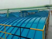 China Corrosion Resistant Long Life Frp Grp Wastewater Tank Cover For Sewage Treatment System Engineering for sale