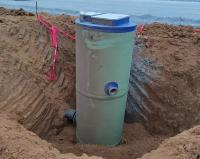 China 100m3/H Frp Rain Water Sewage Prefab Pump Stations Integrated Lifting Pump Station for sale