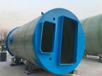 China 100m3/H Frp Rain Water Sewage Prefab Pump Stations Integrated Lifting Pump Station for sale