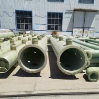 China Long Lasting Durability FRP Pipe With Lightweight And Printed Flange for sale