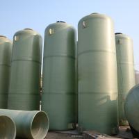 China Liquid Storage Fiberglass Frp Tanks Customized Inlet Diameter And Customized Panel Thickness for sale