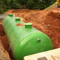 China Underground Installation FRP Septic Tank for Filament Winding Processing of Acid Medium for sale