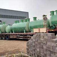 China Customized FRP Fiberglass Reinforced Polyester Septic Tanks Sewage Treatment for sale