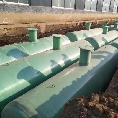 China Customized Vessel FRP Septic Tank For Wastewater Treatment And Customizable Solutions for sale