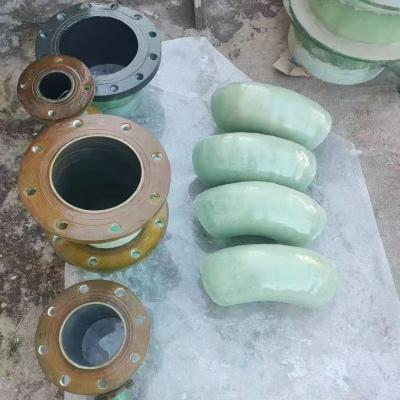 China Green Blue or White FRP Pipe Fittings for Agriculture and Irrigation Applications for sale