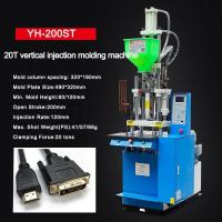 China Hydraulic YH-200ST Desktop Headphone Plug Cable Puge Making Machine with 200mm Open Stroke for sale