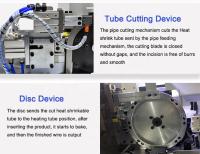 China YH-820L Automatic Heat Shrink Tube Inserting Heating Machine 800 pcs/h AC220V for sale