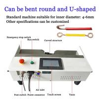 China Semi-Automatic Copper Wire Looping Machine 220V for Metal Wire Bending 4-6mm Inner Circle for sale