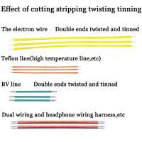 China Multi-function Wire Cut Strip Twist Tinning Machine for Cutting Length 8mm-99999mm for sale