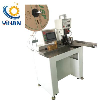 China Automatic 22AWG Flat Ribbon Cable Terminal Crimping Machine 2P to 20Pin 11000pcs/h for sale