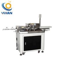 China Fully Automatic Double Head Soldering Machine YH- AC 220V 1300W Wire Cutting Stripping Tinning for sale