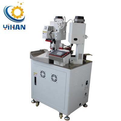 China Fully Automatic Double Head Terminal Machine for AWG16 AWG30 Wire Cutting Stripping Crimping for sale