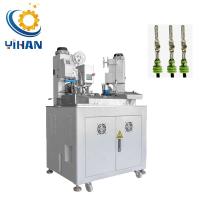 China YH-ST02S Fully Automatic Double Head Wire Cable Waterproof Seal Plug Inserting Terminal Crimping Machine 220V 3000pcs/h for sale