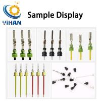 China YH-ST02S Fully Automatic Double Head Wire Cable Waterproof Seal Plug Inserting Terminal Crimping Machine 220V 3000pcs/h for sale