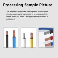 China Pneumatic Non-adjustable Knife Stripping Machine for 24KG Thick and Thin Wire Stripping for sale