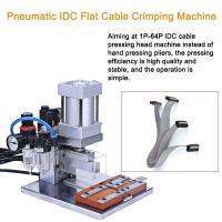 China Adjustable IDC Flat Cable Connector Crimping Machine 2P-64P On-line Support and Crimping for sale