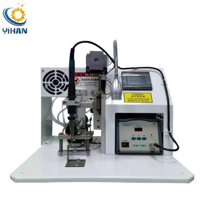 China USB Data Cable Plug Socket Head Spot Welding Machine 150W 18kg Foot Pedal Semi-Automatic for sale