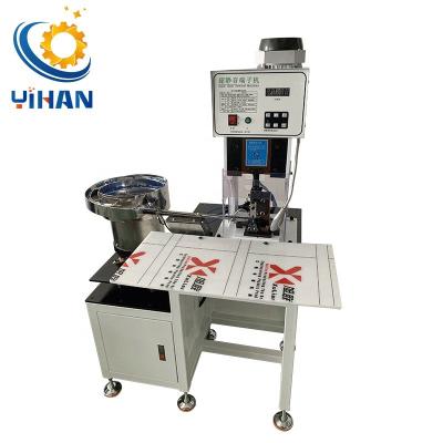 China Semi Automatic Vibrate Plate Feeding Terminal Crimping Machine for Loose Terminal for sale