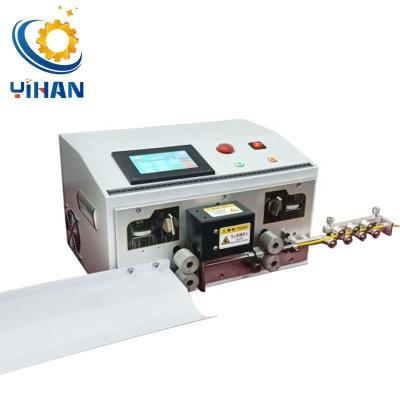 China Double Wire Cable Cutting Peeling Stripping Machine with High Capacity and Automation for sale