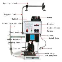 China Semi-Automatic Electric Tube Crimping Machine 1.5T 220V for JST Ferrule Terminals 400x400x720mm for sale